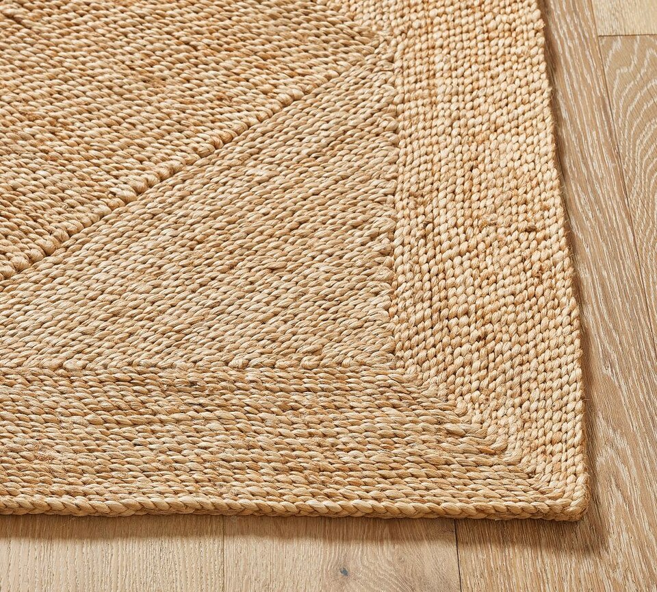 Salvino Diamond Jute Rug | Pottery Barn Australia