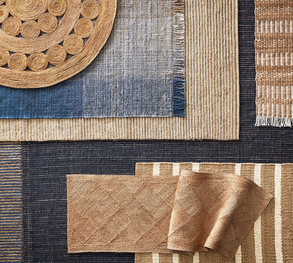 Salvino Diamond Natural Fibre Rug | Pottery Barn Australia