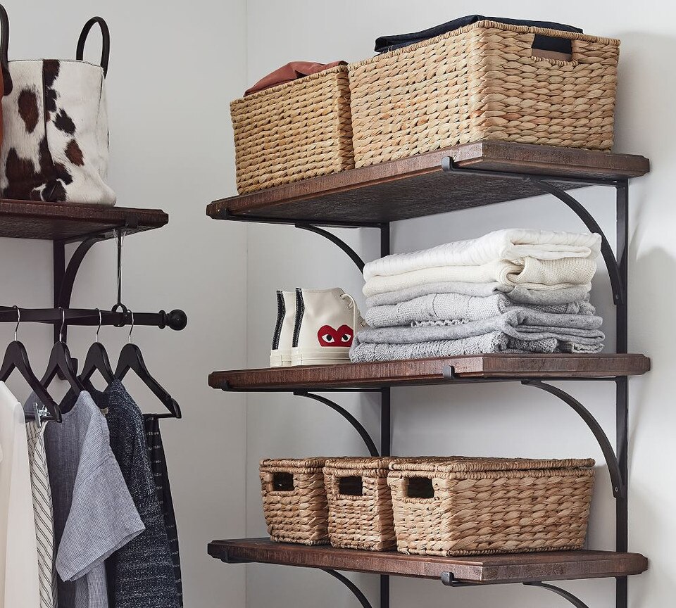 Savannah Handwoven Seagrass Lidded Baskets - Pottery Barn Australia