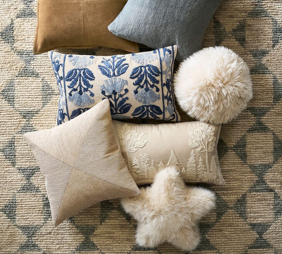 Sparkle Star-Shaped Cushion | Pottery Barn Australia