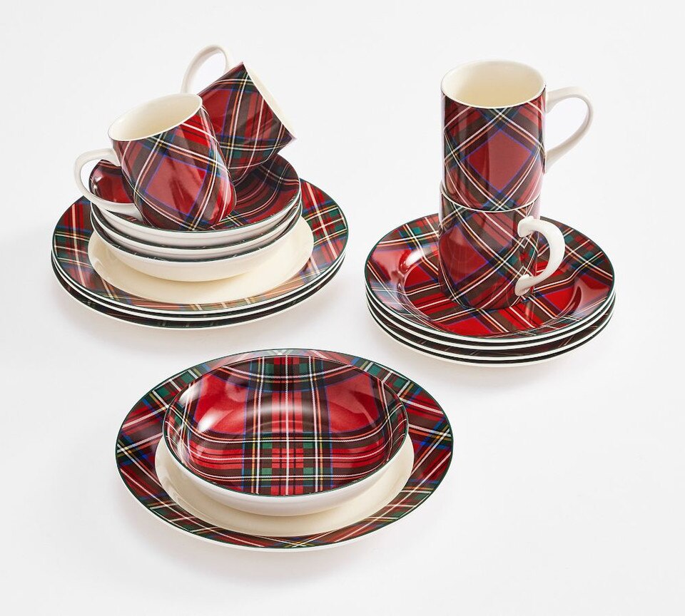 Stewart Plaid Dinnerware Collection | Pottery Barn Australia