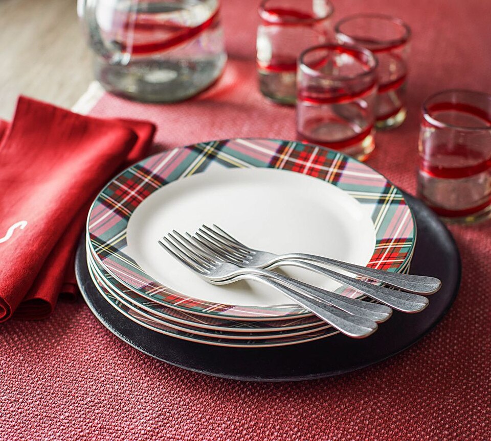 Stewart Plaid Dinnerware Collection | Pottery Barn Australia
