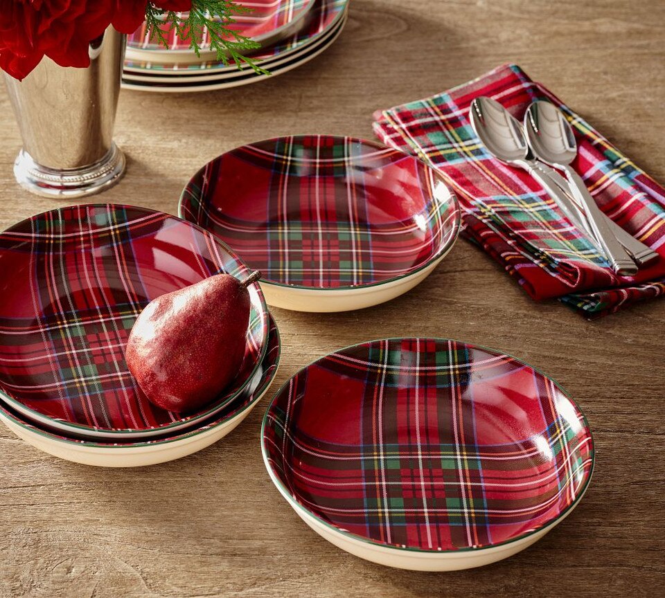 Stewart Plaid Dinnerware Collection | Pottery Barn Australia