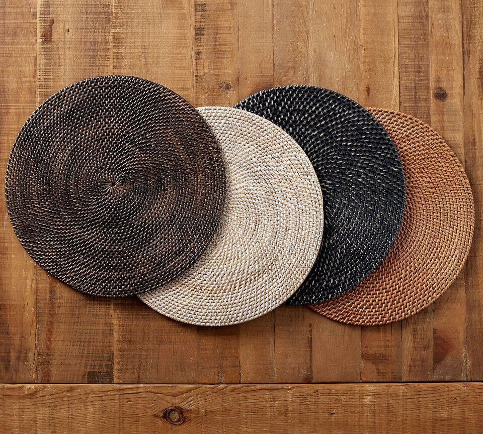 Tava Flat Round Charger - Pottery Barn Australia