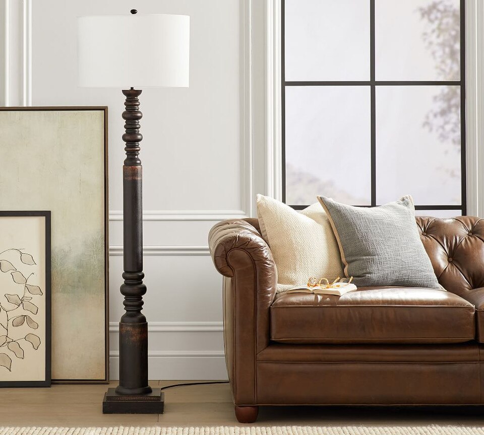 Textured Gallery Straight Sided Shade | Pottery Barn Australia