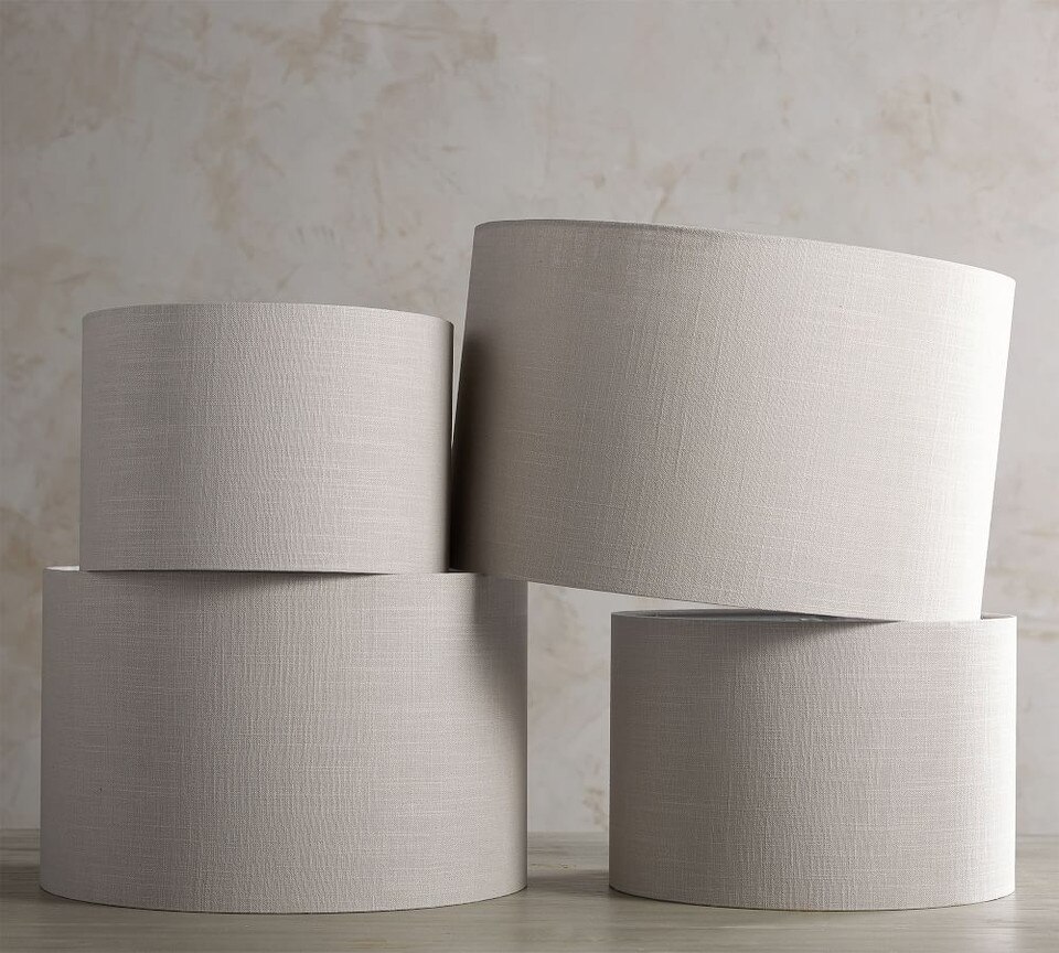 Textured Gallery Straight Sided Shade - Pottery Barn Australia