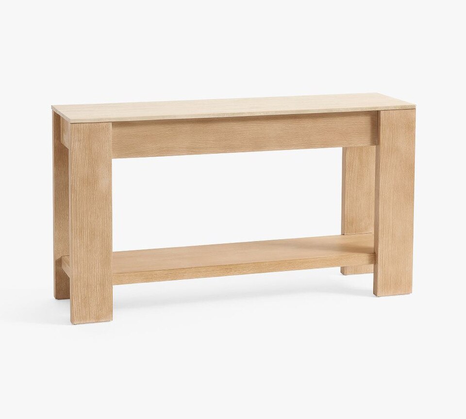 Travertine Console Table (137 cm) | Pottery Barn Australia