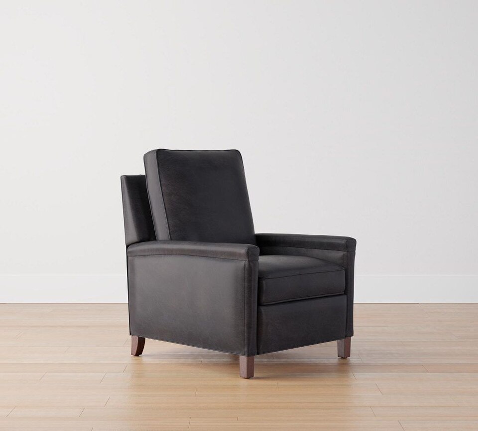 Tyler Square Arm Leather Manual & Power Recliner