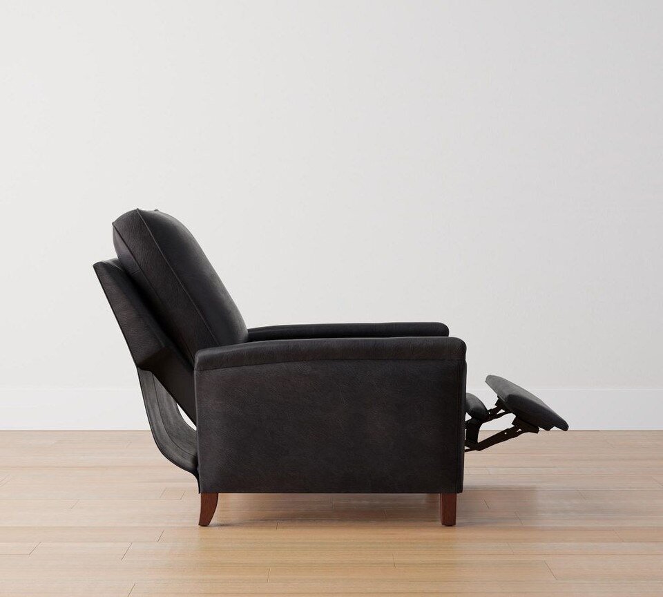 Tyler Square Arm Leather Manual & Power Recliner