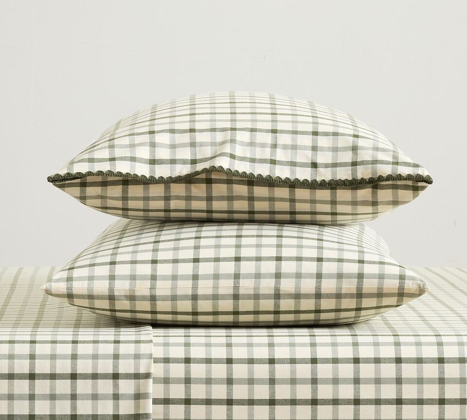 Windowpane Yarn-Dyed Sheet Set | Pottery Barn Australia